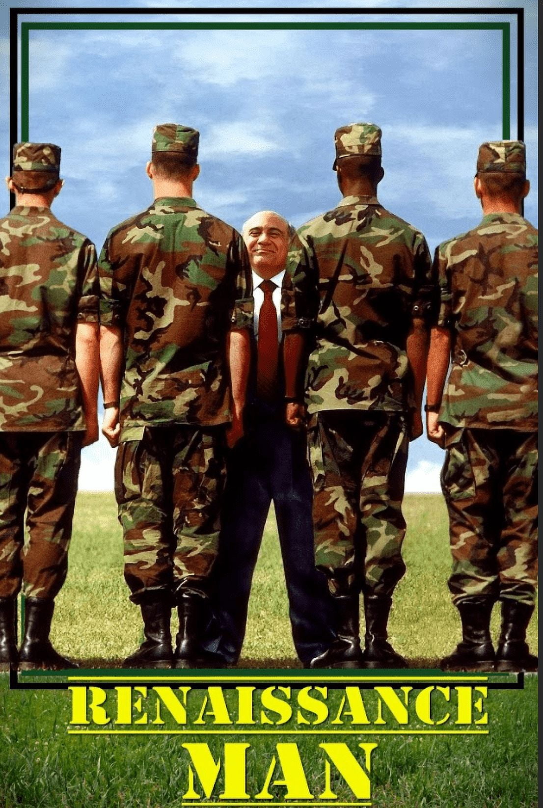 Renaissance Man 1994 Movie Poster 24x36 Comedy Drama Denzel Washington ...