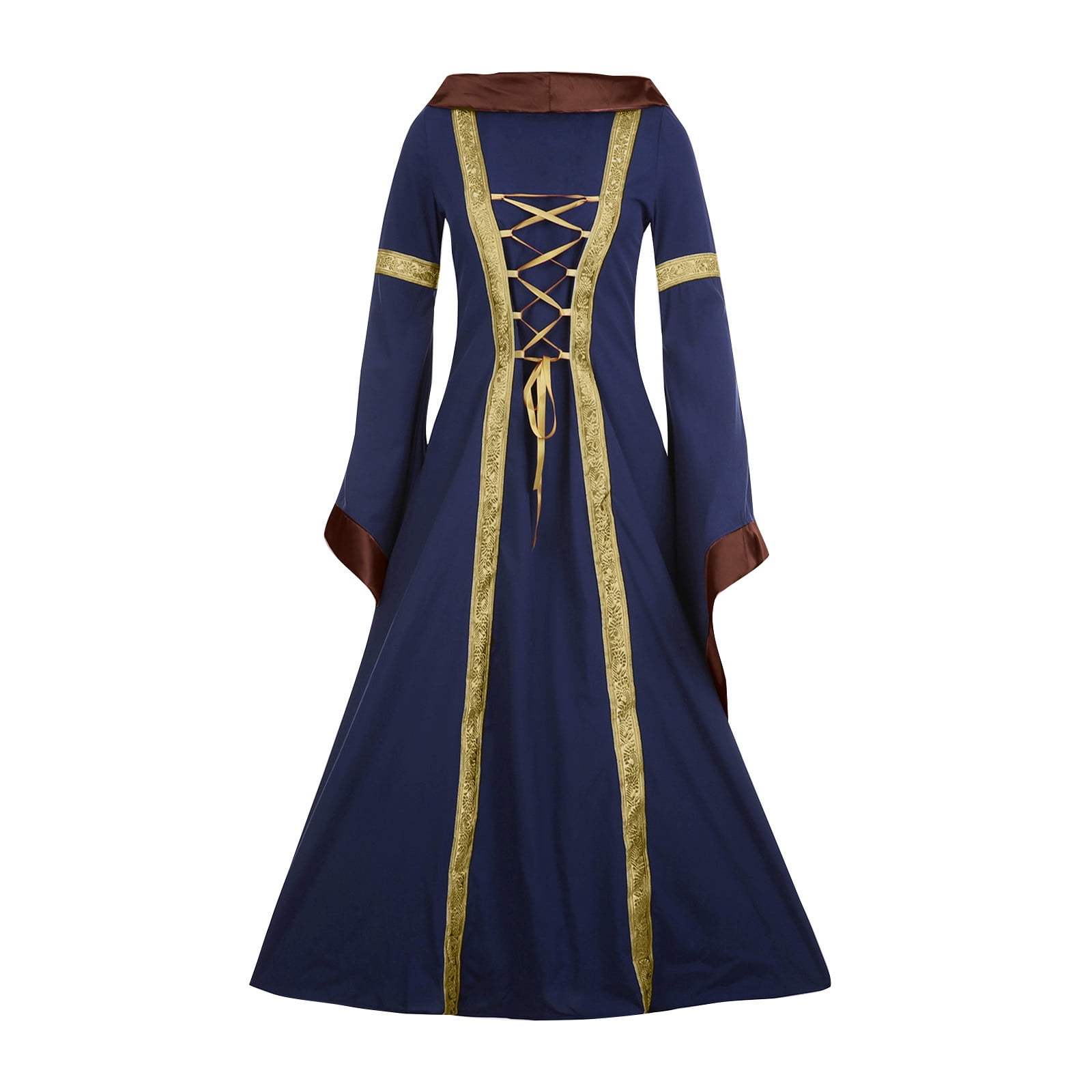 Renaissance Medieval Dress for Women with Corset Lace up Court Dress ...