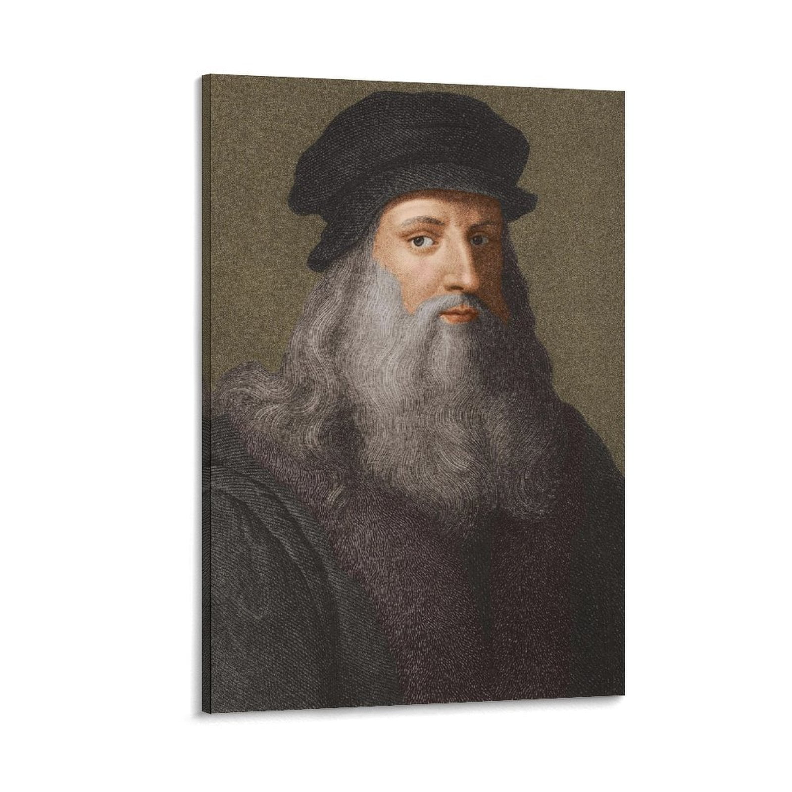 Renaissance Painters Leonardo Da Vinci Retro Poster Art Poster Canvas ...