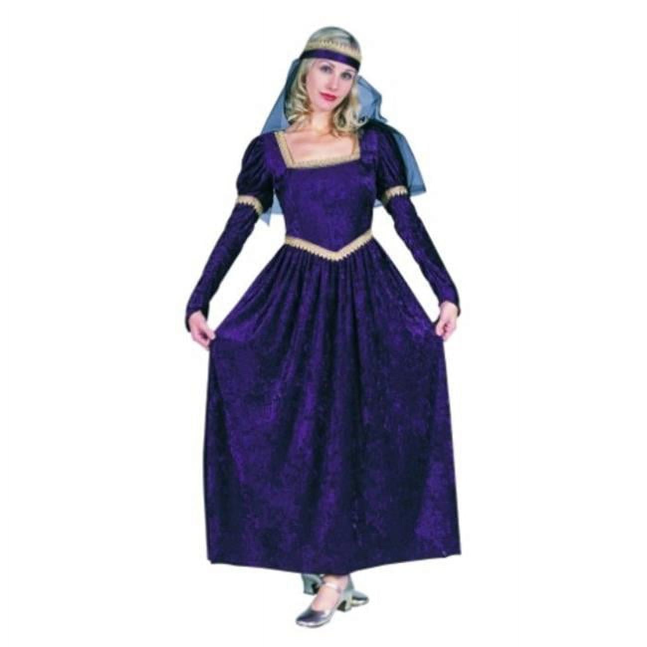 Renaissance Princess Costume - Purple - Size Ladies Plus 16-18 ...