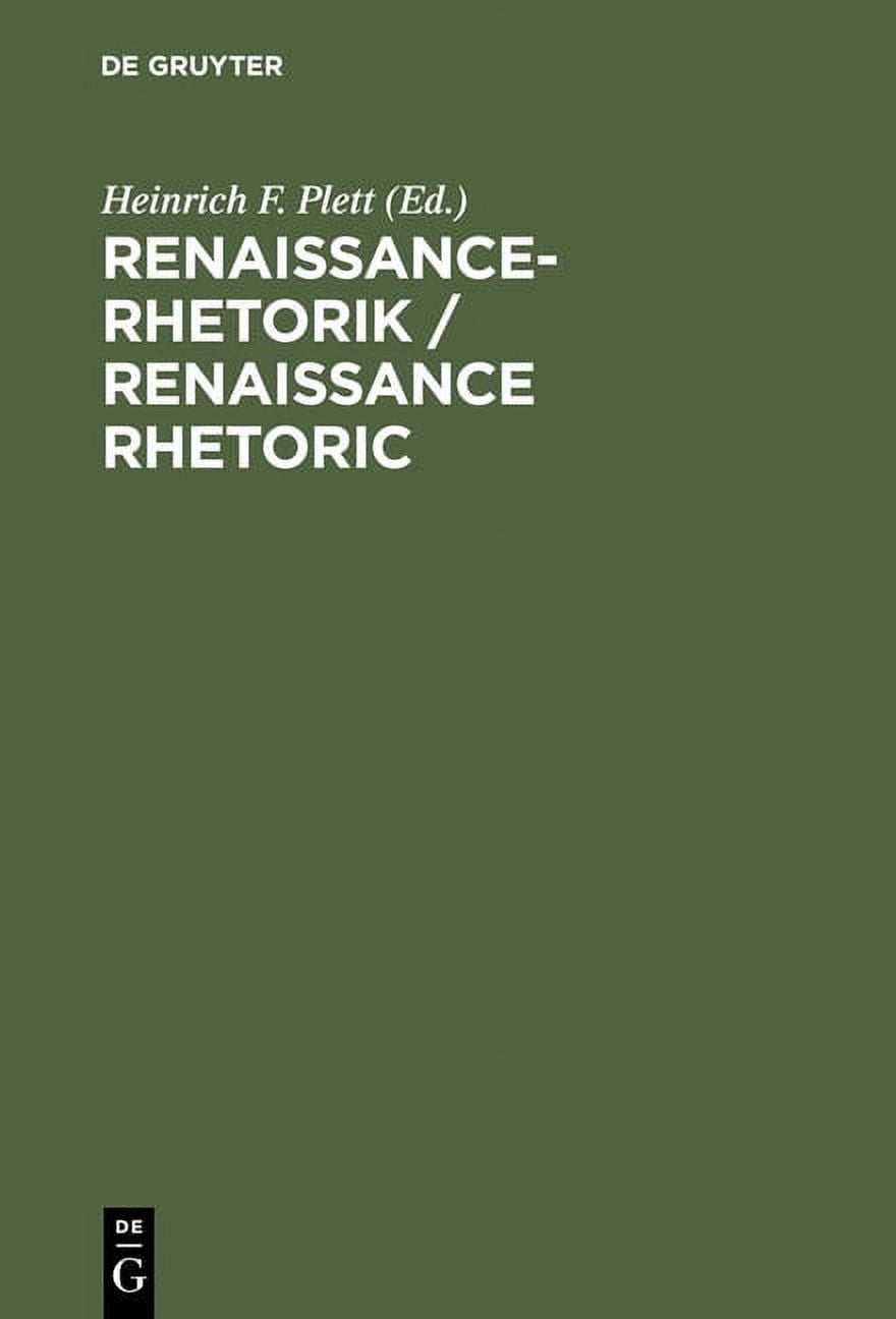 Renaissance-Rhetorik / Renaissance Rhetoric, (Hardcover) - Walmart ...