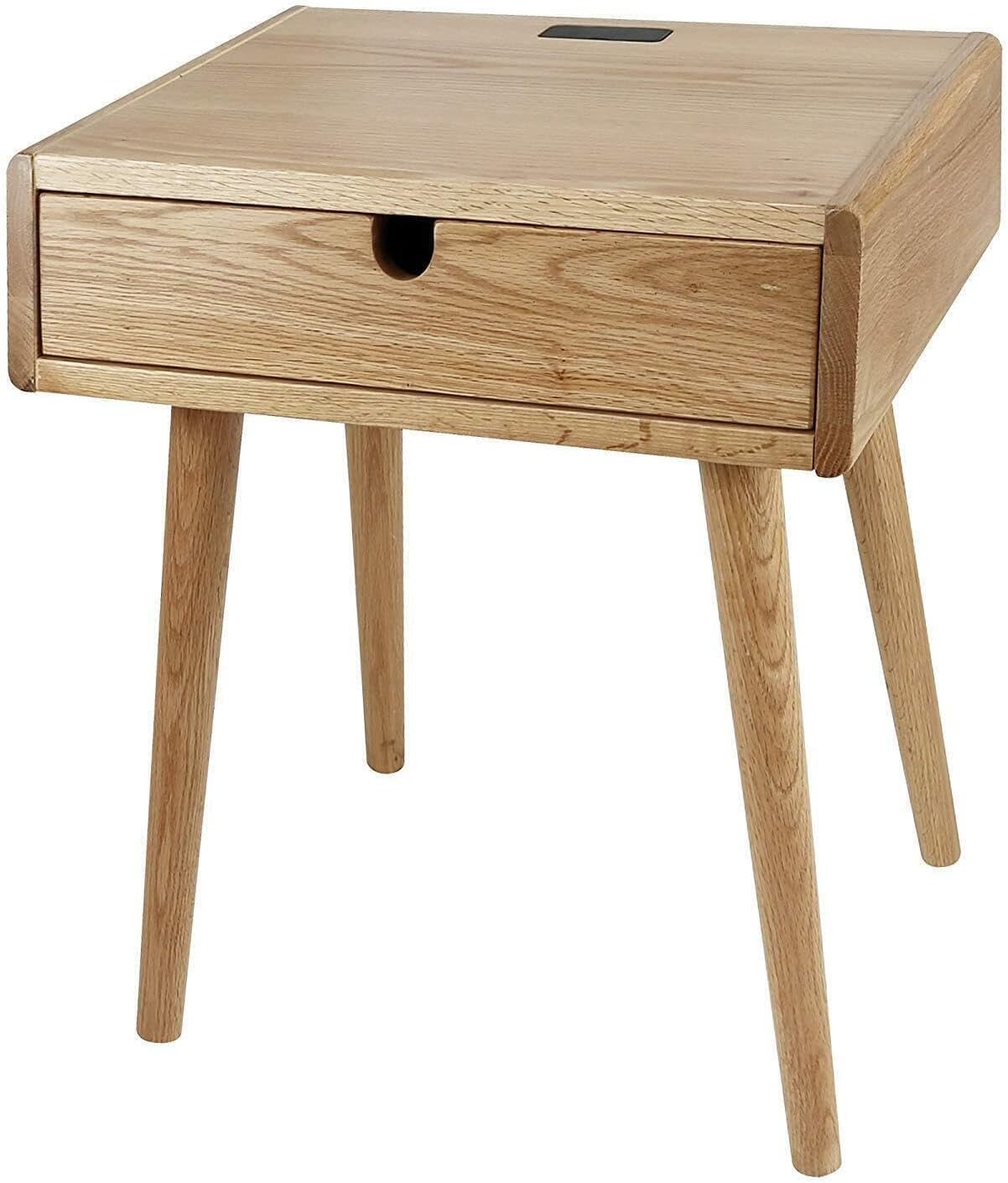 Renaissance Romance Nightstand End Table, 18" W x 14" D x 22" H, Solid ...