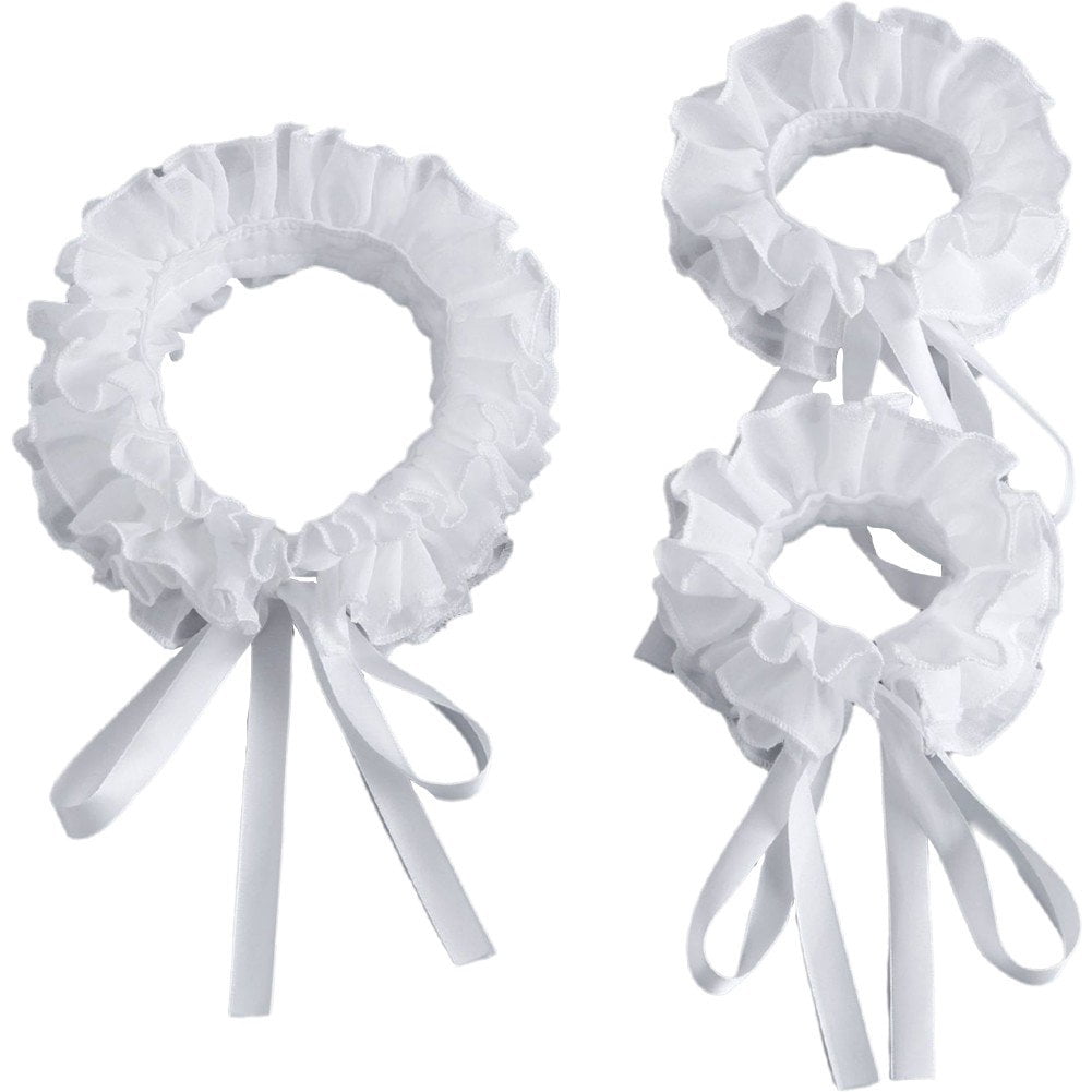 Renaissance Ruffled Fake Collar, Lace Neck Ruffle Elizabethan Collar ...