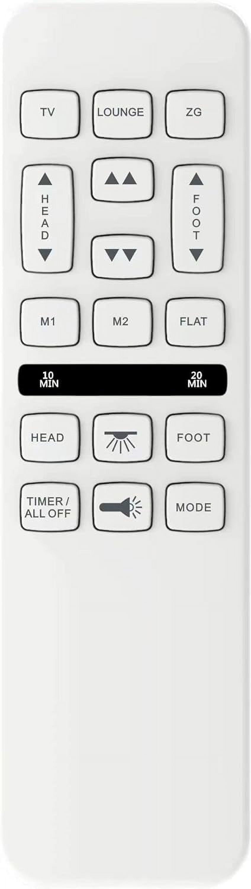 Renanim Adjustable Bed Richmat Remote Control - Walmart.com