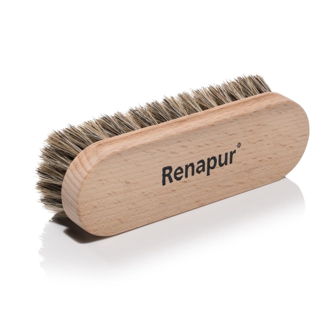 Renapur Premium Horsehair Brush - Super-Soft Bristles with Ergonomic ...