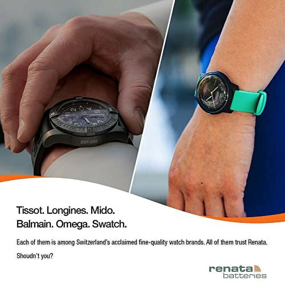 Renata 301 SR43SW Batteries - 1.55V Silver Oxide 301 Watch Battery (20 ...