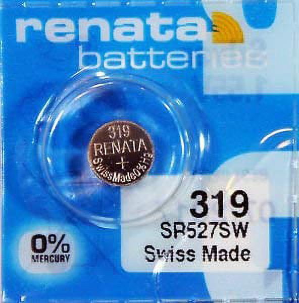 Renata 319 Button Cell watch battery, 5 Batteries - Walmart.com