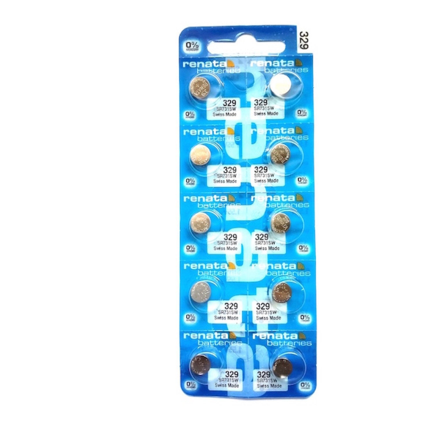 Renata 329 Watch Battery Pack of 10 - Walmart.com