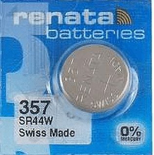 Renata #357 Silver Oxide Battery Priced Individually Sold In 5-Packs ...