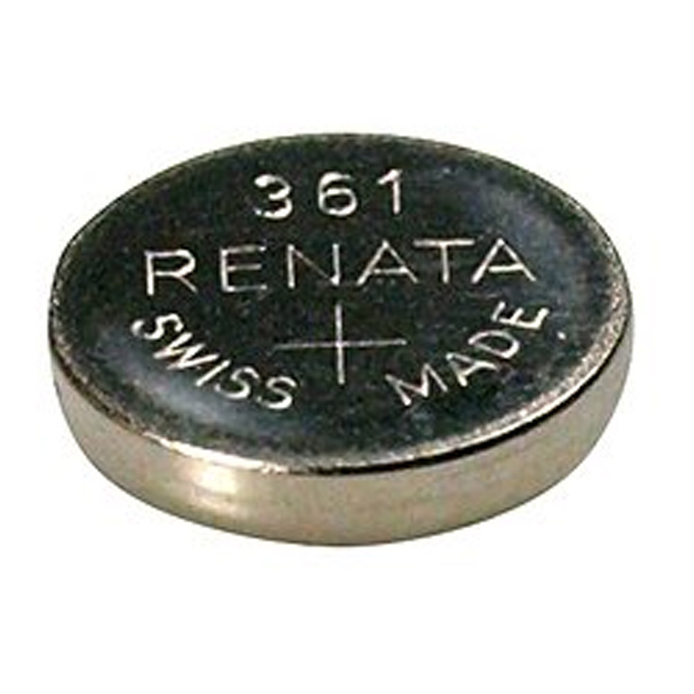 Renata 361 Watch Coin Cell Battery from Renata - Walmart Business Supplies