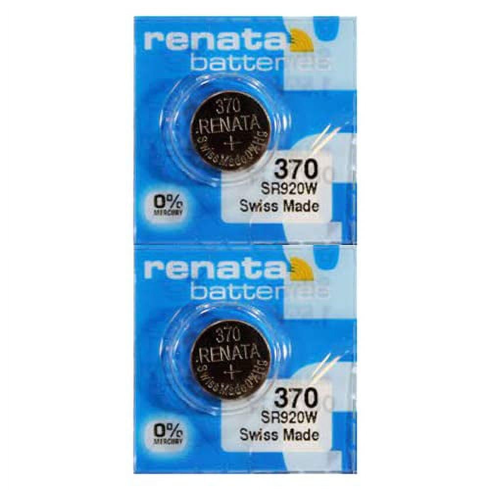 Renata 370 SR920W 1.55V Silver Oxide Watch Battery - Walmart.com