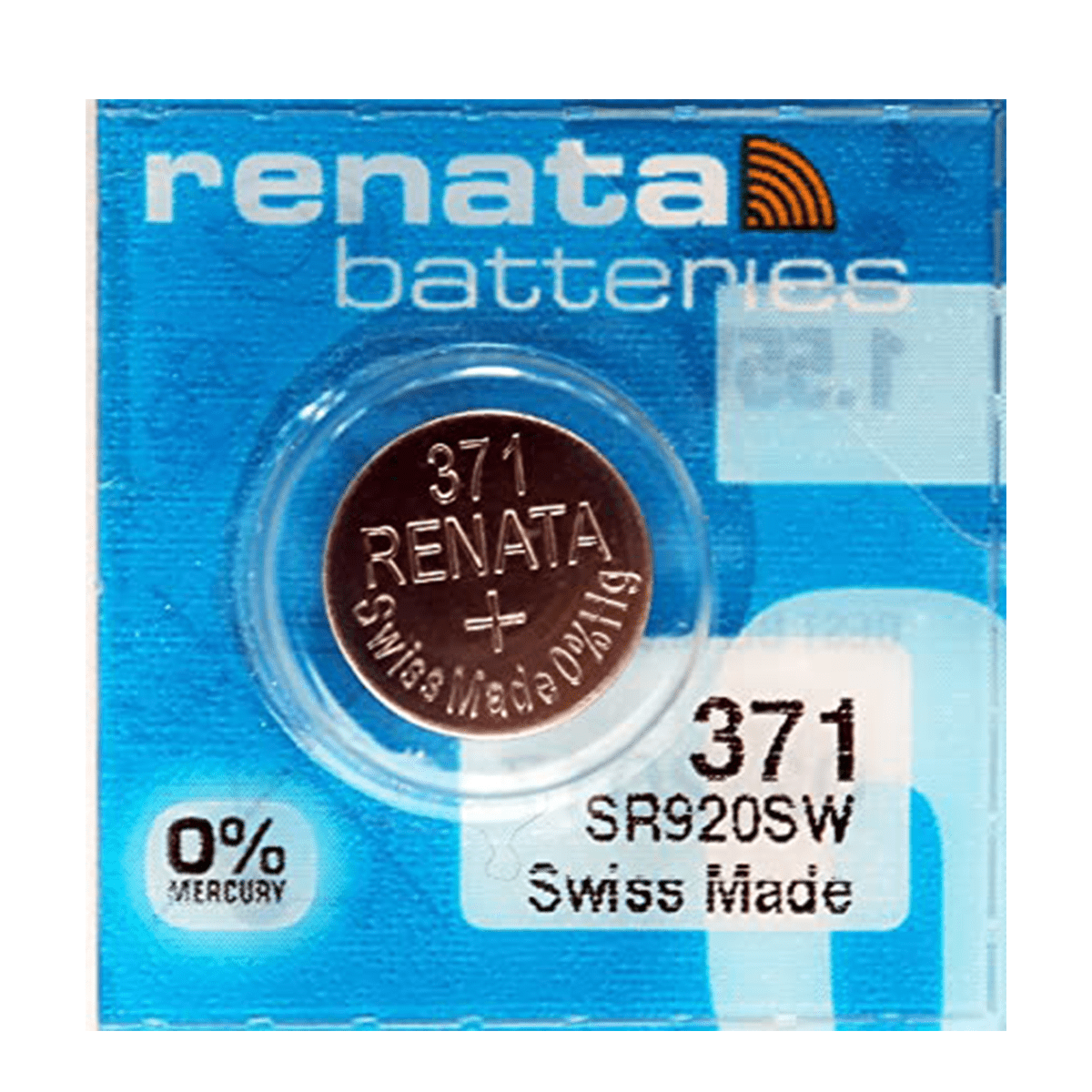 Renata #371 Silver Oxide Battery - 5 Pack - Walmart.com