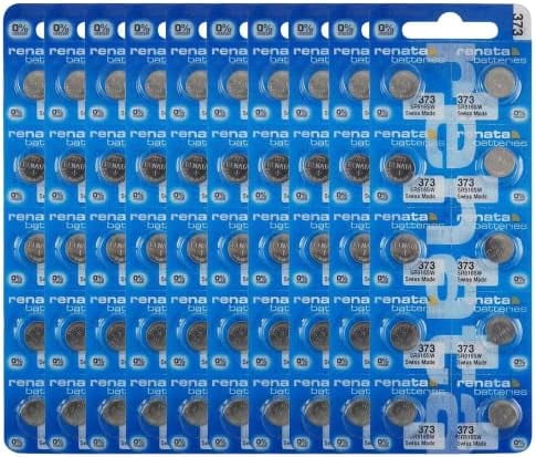 Renata 373 SR916SW Batteries - 1.55V Silver Oxide 373 Watch Battery ...