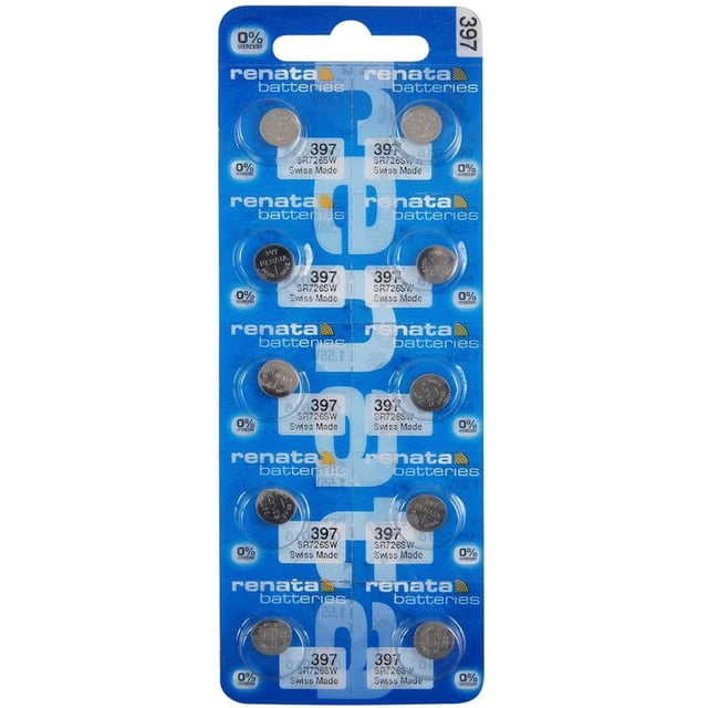 Renata 1.55V Silver Oxide Watch Battery for Office Use - Walmart ...