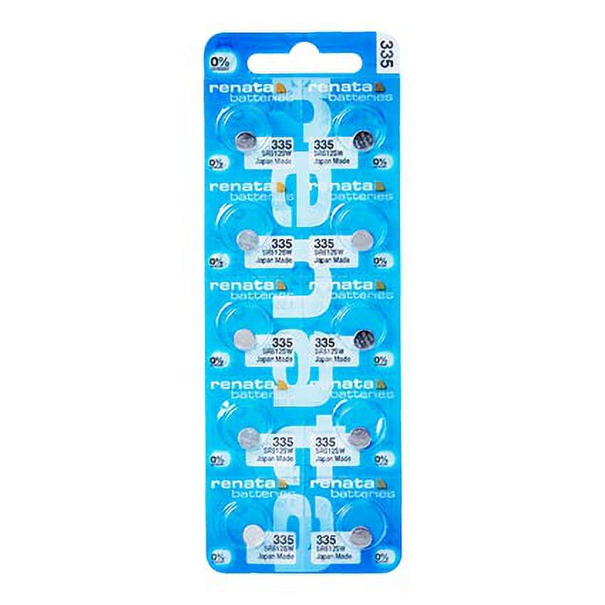 Renata Batteries 335/SR512SW 1.55V Watch Battery (10 Pack) - Walmart.com