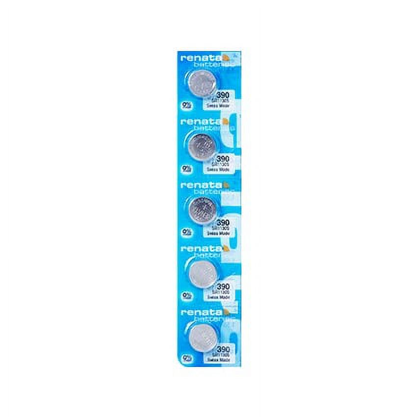 Renata Batteries 390 Silver Oxide Battery (5 Pack) - Walmart.com