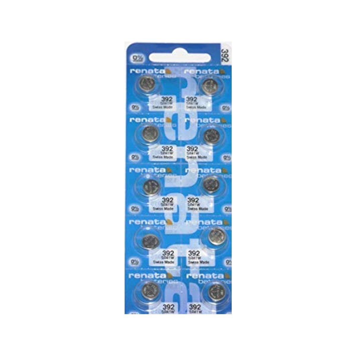 Renata Batteries 392 / SR41W Swiss Made Silver Oxide 1.55V Watch ...