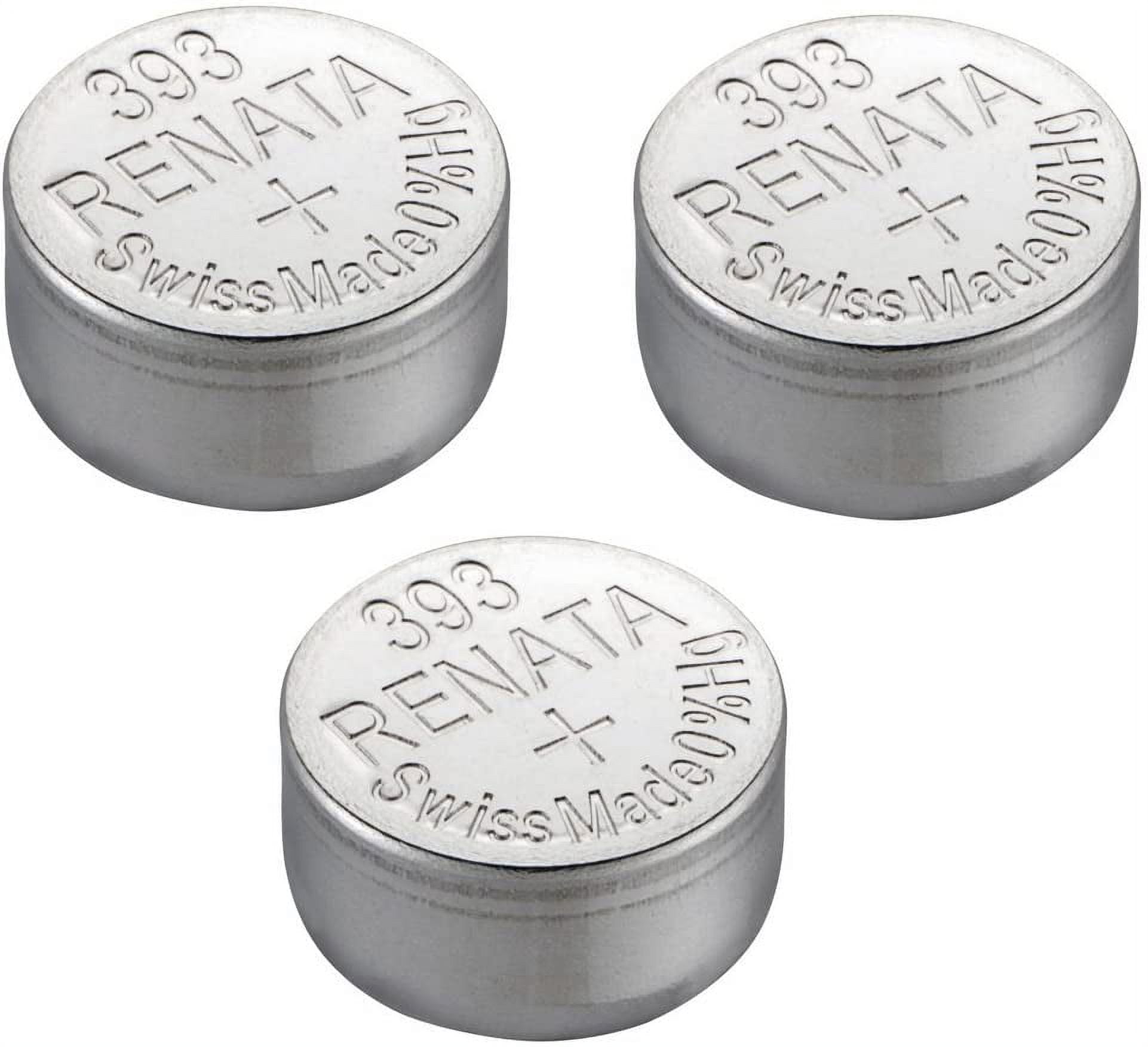 Renata Batteries 393/SR754SW 1.5V Watch Battery (Pack of 3) - Walmart.com