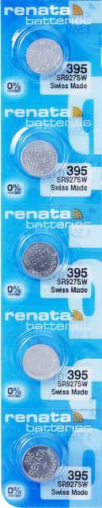 Renata Batteries 395 Button Cell Watch Battery, 5 Pcs - Walmart.com