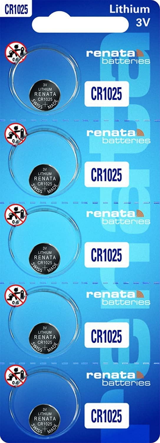 Renata CR1025 Batteries - 3V Lithium Coin Cell 1025 Battery (10 Count) - Walmart.com