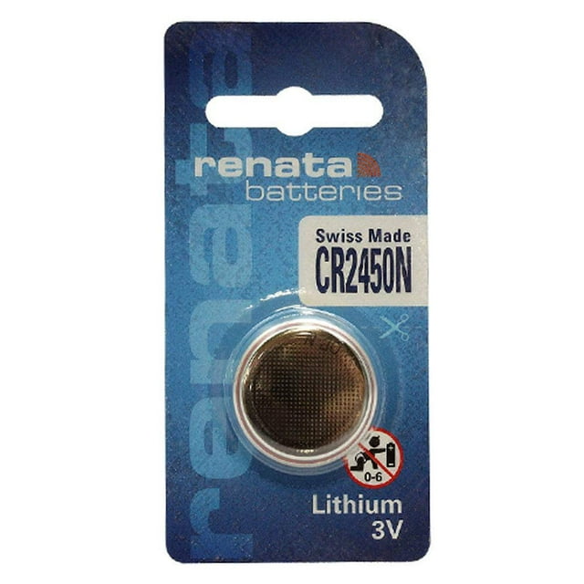 Renata CR2450N-CU 540mAh 3V Lithium Primary (LiMNO2) Coin Cell Battery - Walmart.com