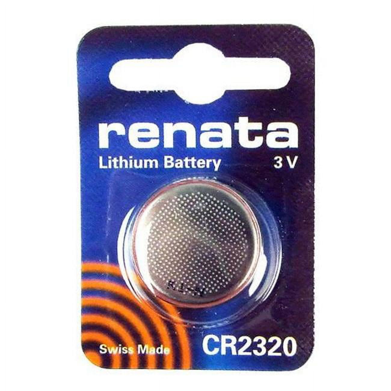 Renata CR2320-CU 150mAh 3V Lithium Primary (LiMNO2) Coin Cell Battery ...