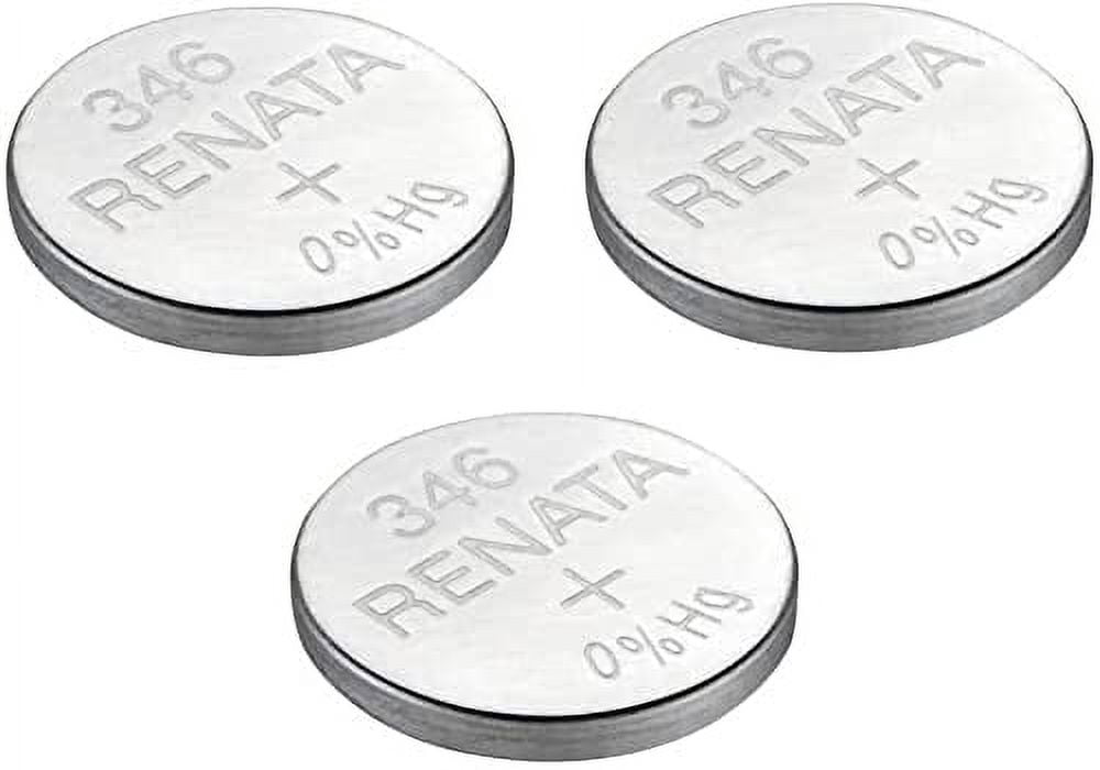 Renata Single Watch Battery Swiss Made Renata 346 or SR 712 SW 1.55V (3 ...