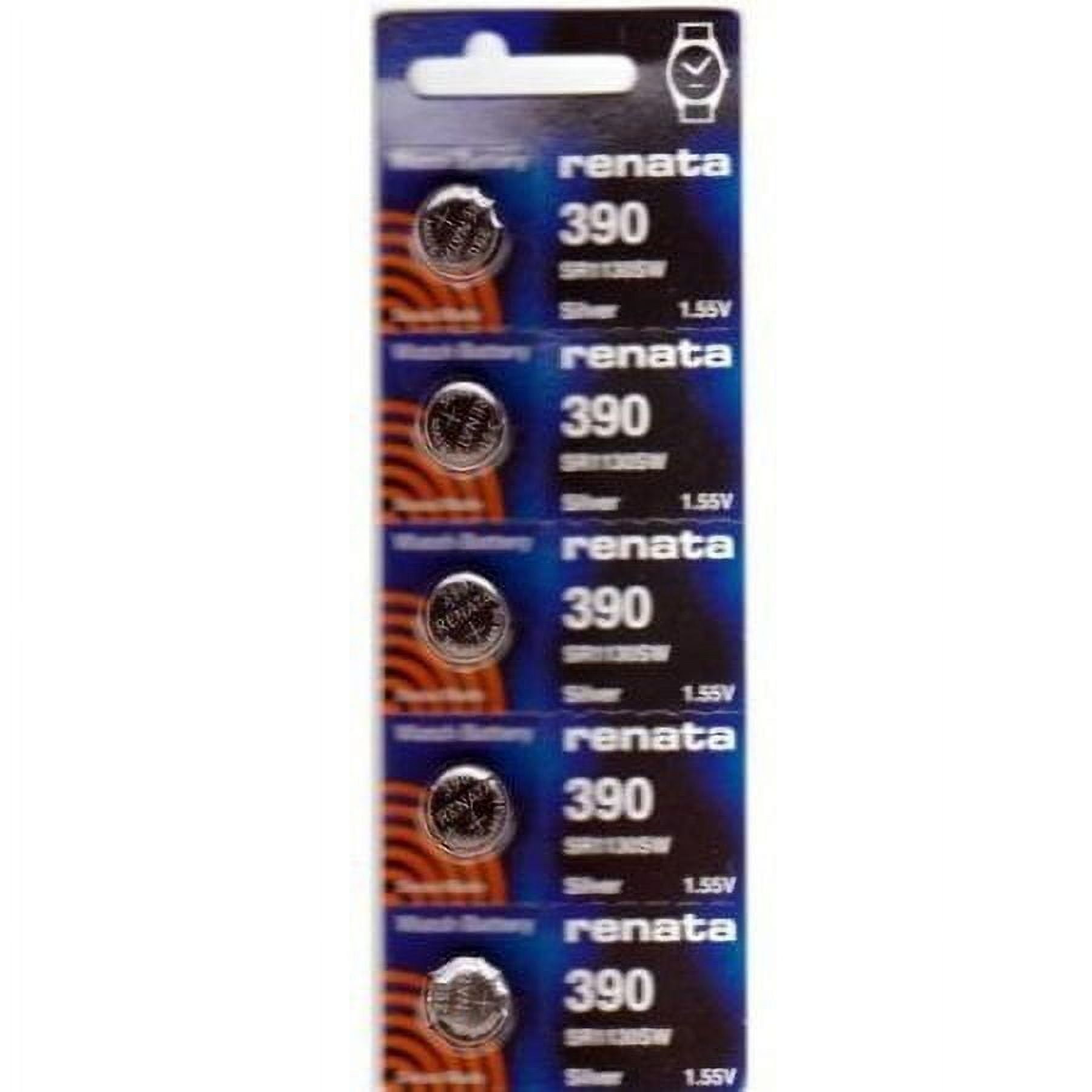Renata Watch Batteries 390 SR1130SW(5 Batteries) - Walmart.com