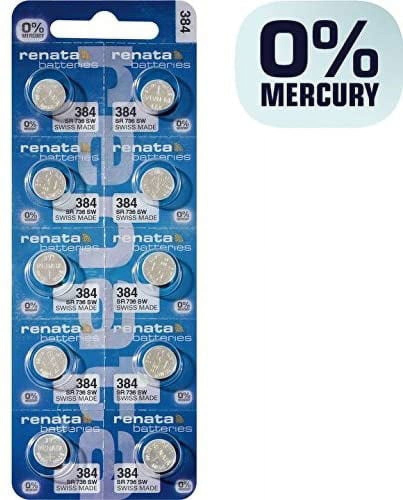 Renata Watch Battery 384 (Package of 20) - Walmart.com