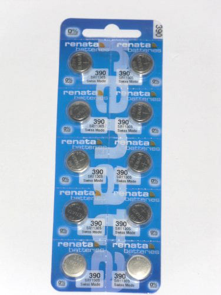 Renata Watch Battery 390 (Package of 10) - Walmart.com