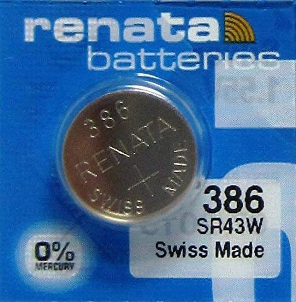 Renata Watch Battery Swiss Made Renata 386 - Walmart.com