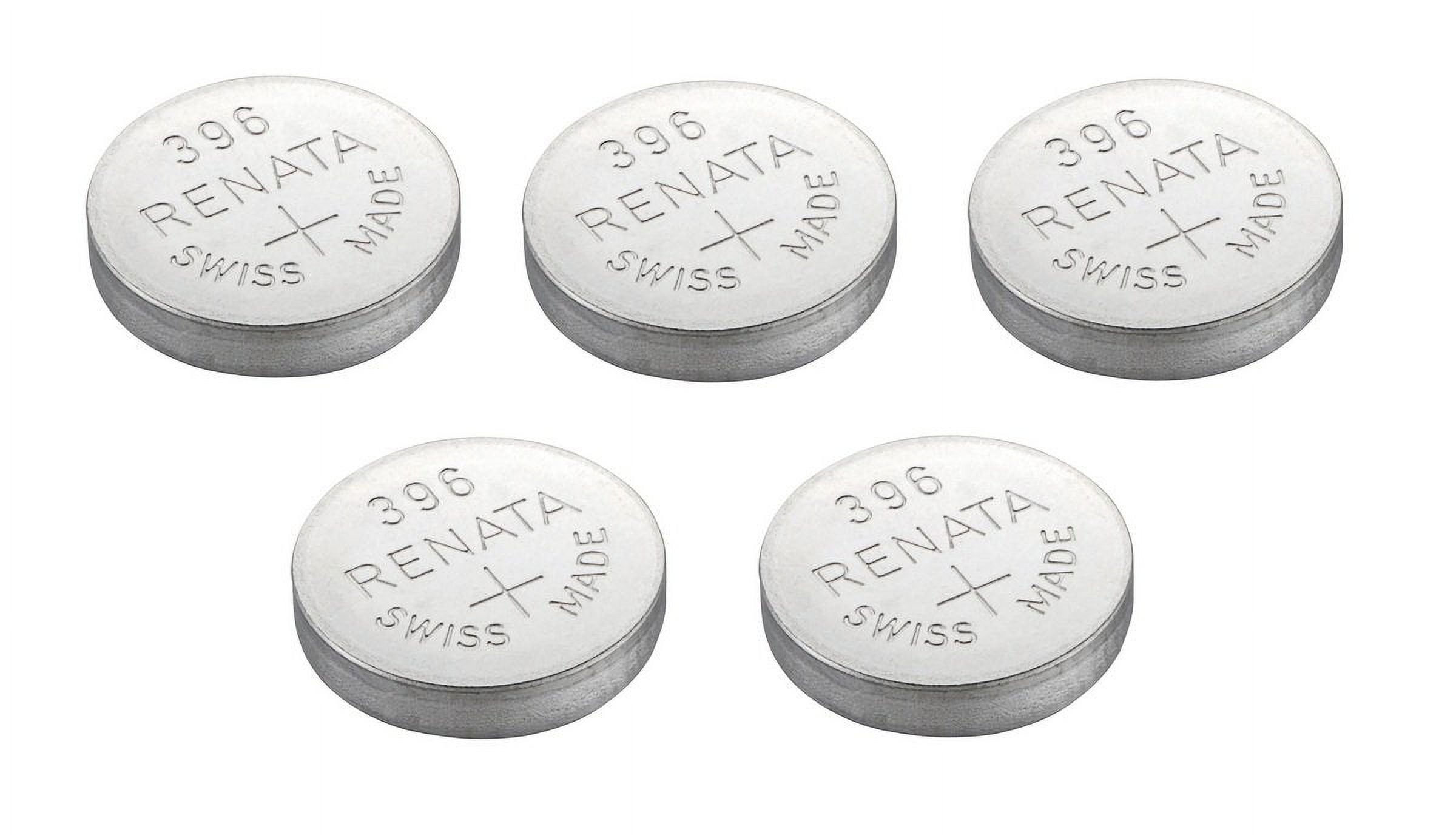 Renata Watch Battery Swiss Made Renata 396 or SR726SW Or AG2 1.5V (5 ...