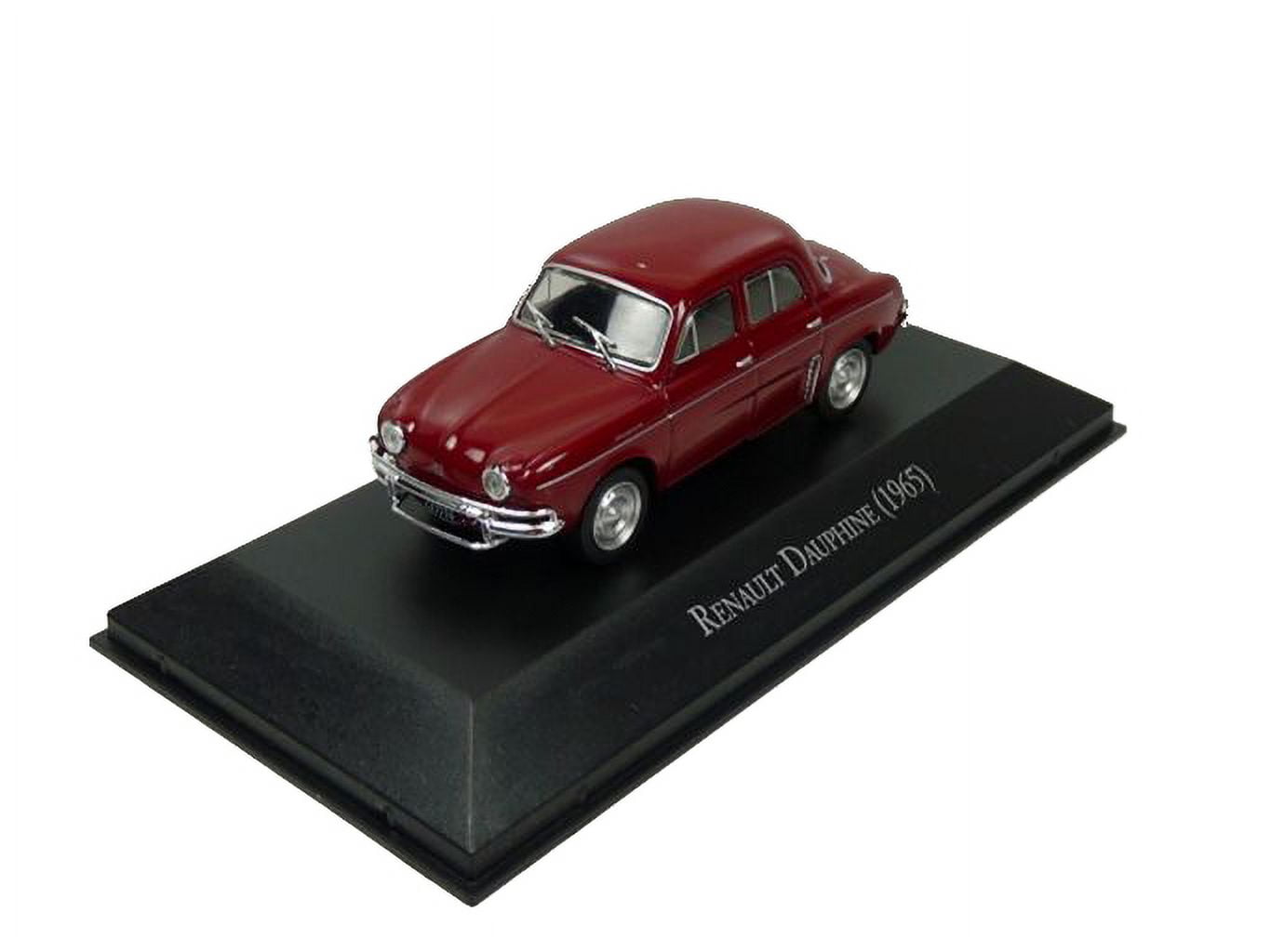 Renault Dauphine 1:43 scale Diecast Model Car in Red by Ex Mag ...