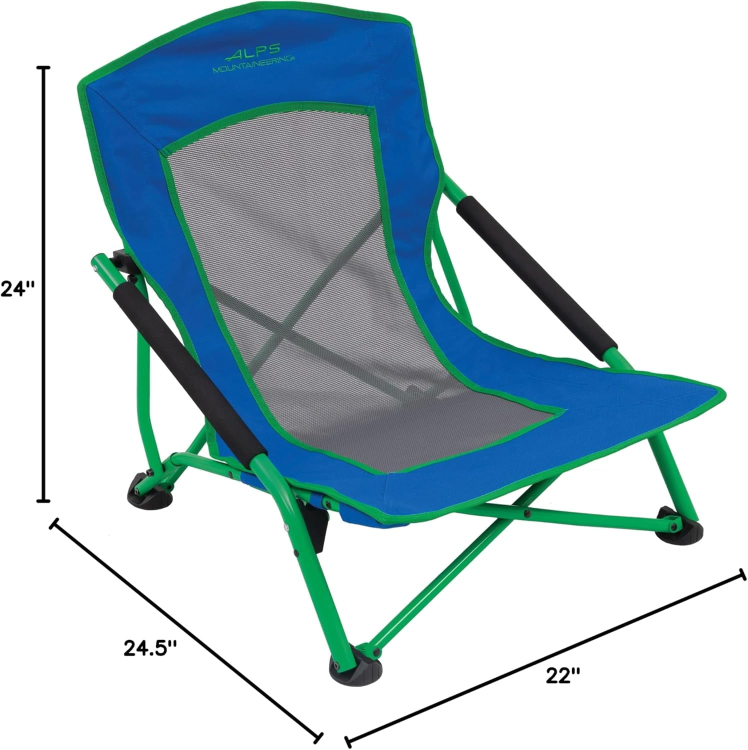 Rendezvous Low Camping Chairs for Adults with Arms, Cool Mesh Center ...