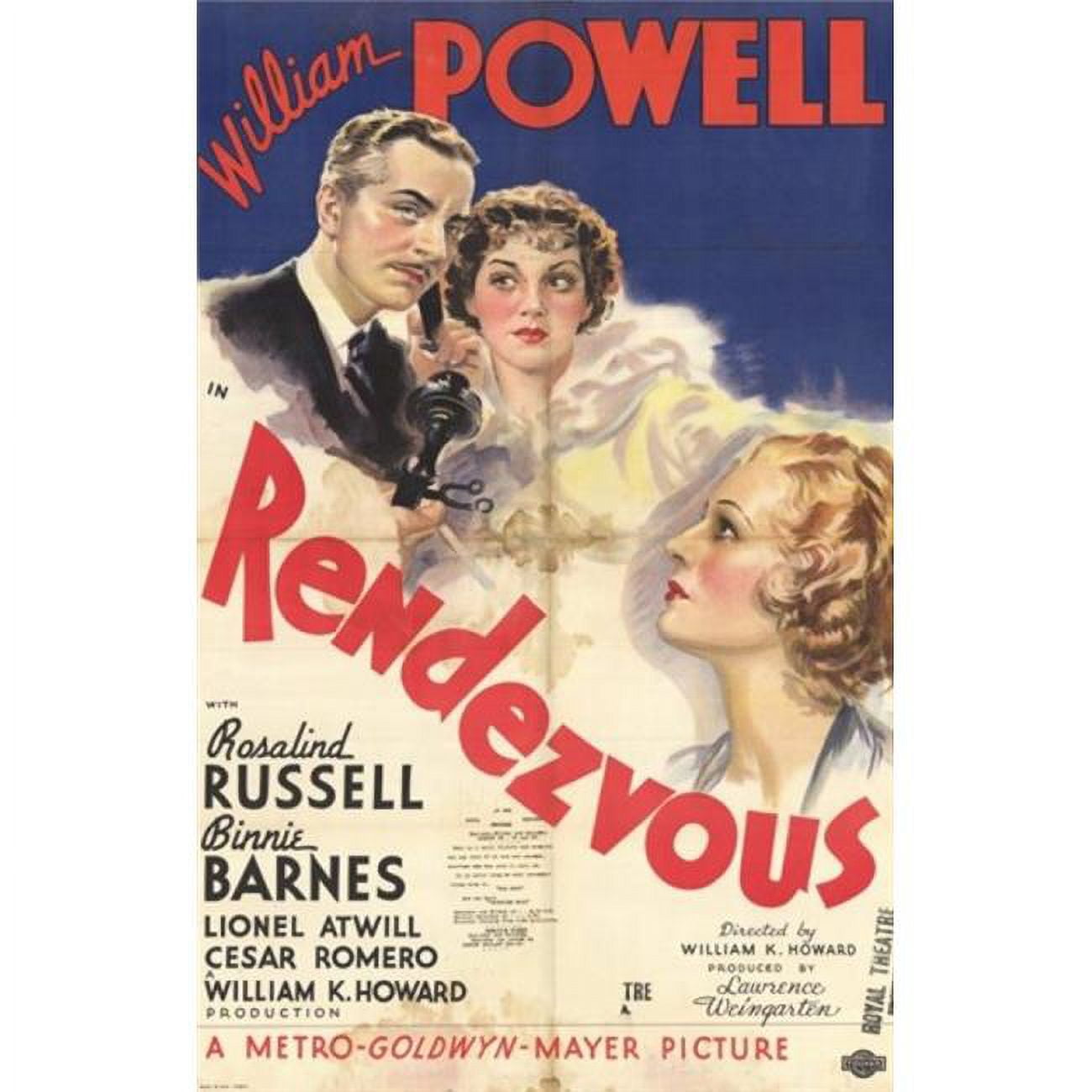 Rendezvous Movie Poster - 11 x 17 in. - Walmart.com