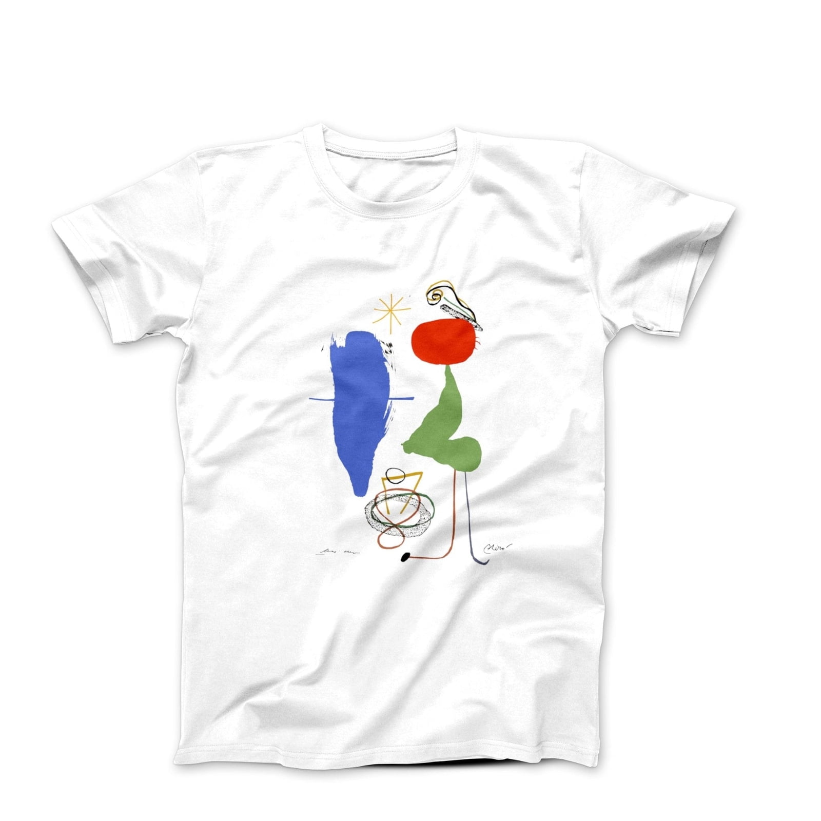 Rene Char - Miro Festival of Trees And The Hunter (1948) Art T-shirt ...