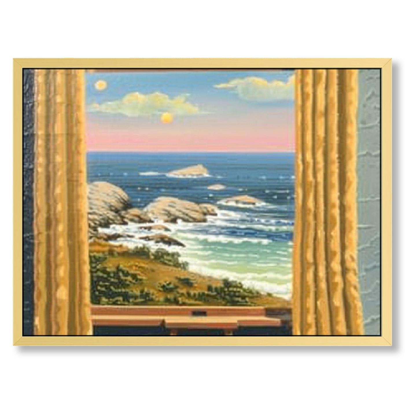 Rene Magritte Canvas Print - - Abstract Famous Painting Surrealism ...