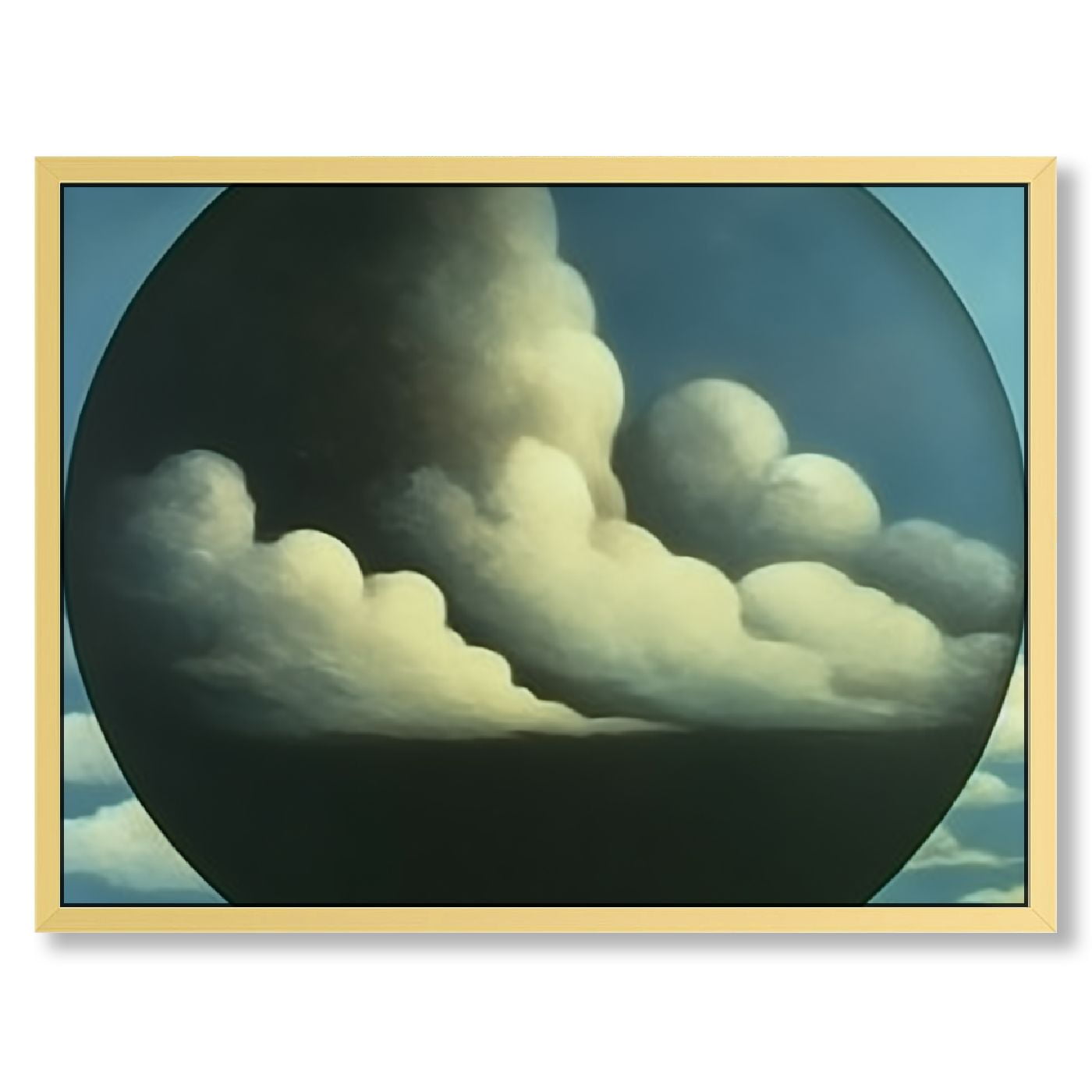 Rene Magritte Canvas - The False Mirror Poster - Surrealism - Abstract ...