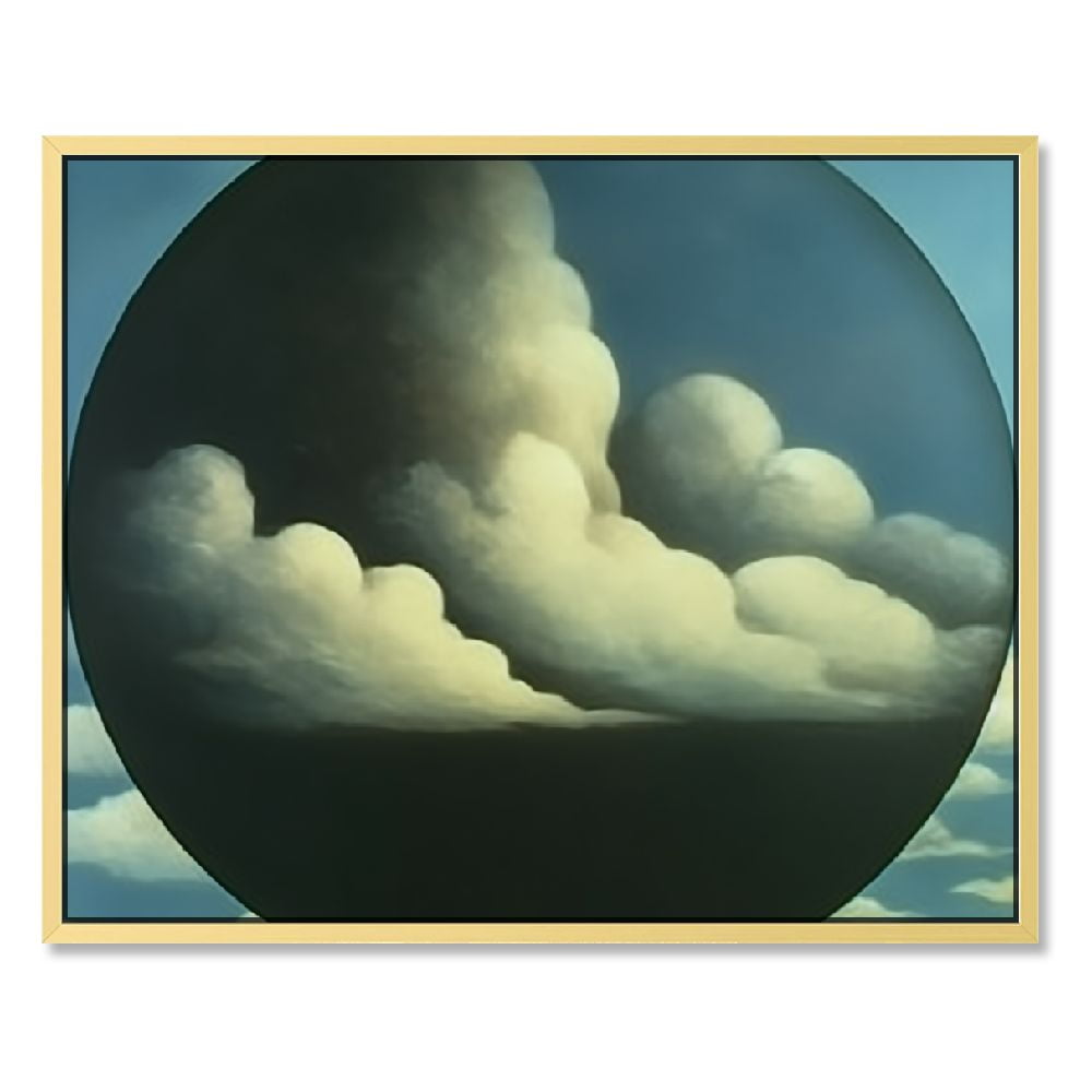 Rene Magritte Canvas - The False Mirror Poster - Surrealism - Abstract ...