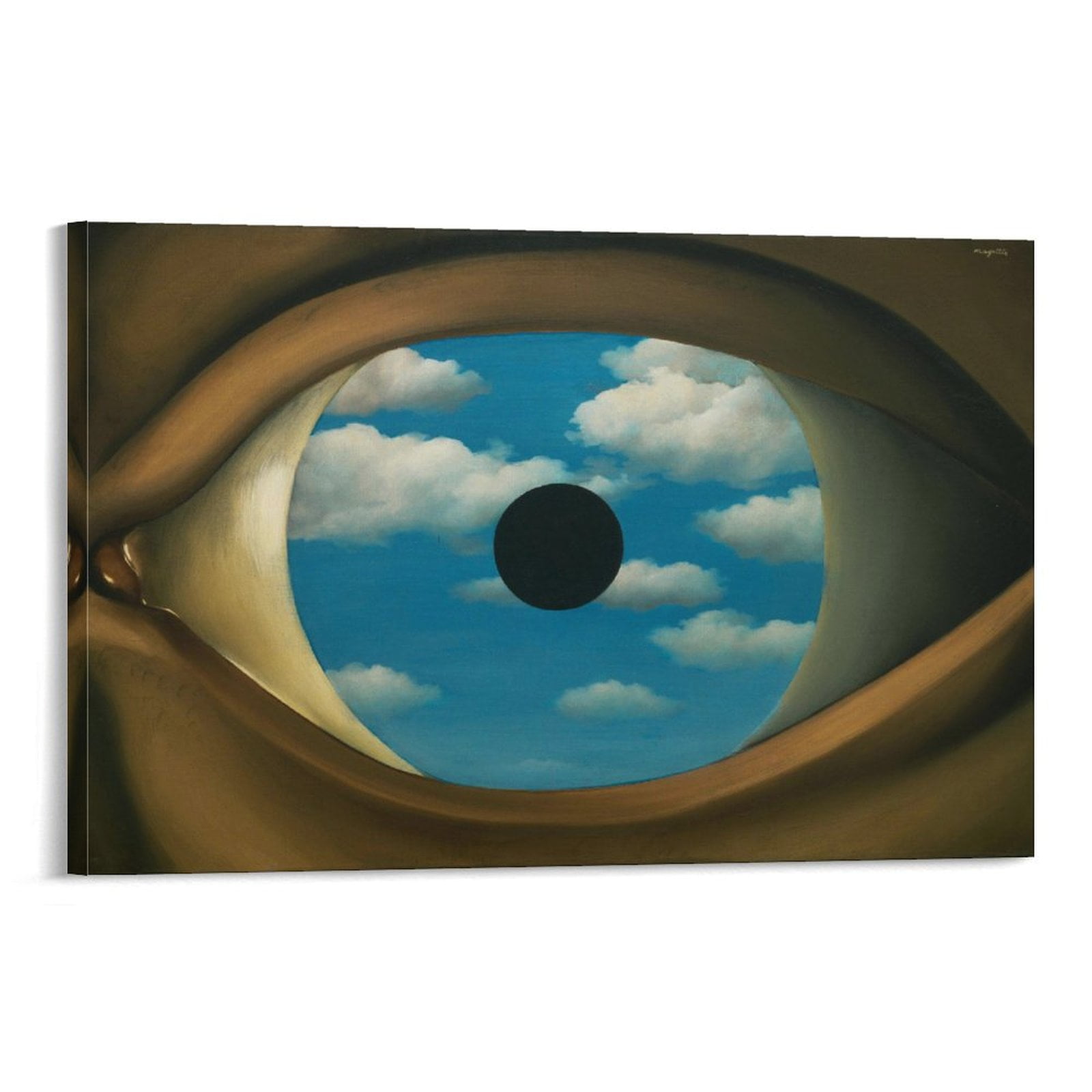 Rene Magritte The False Mirror Canvas Art Poster Artworks Picture Print ...