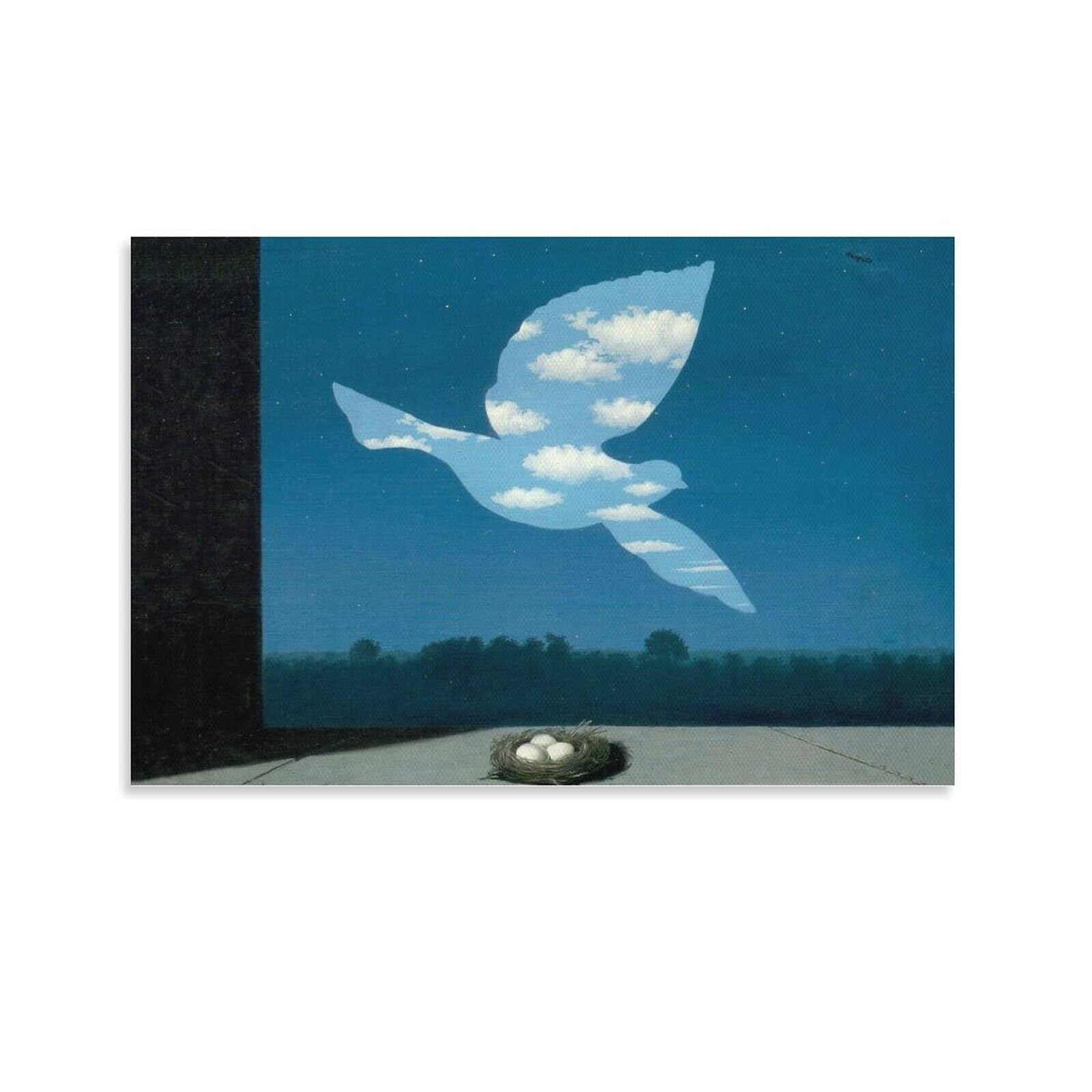 Rene.Magritte Posters Print De Terugkeer Artworks Picture Print Poster ...