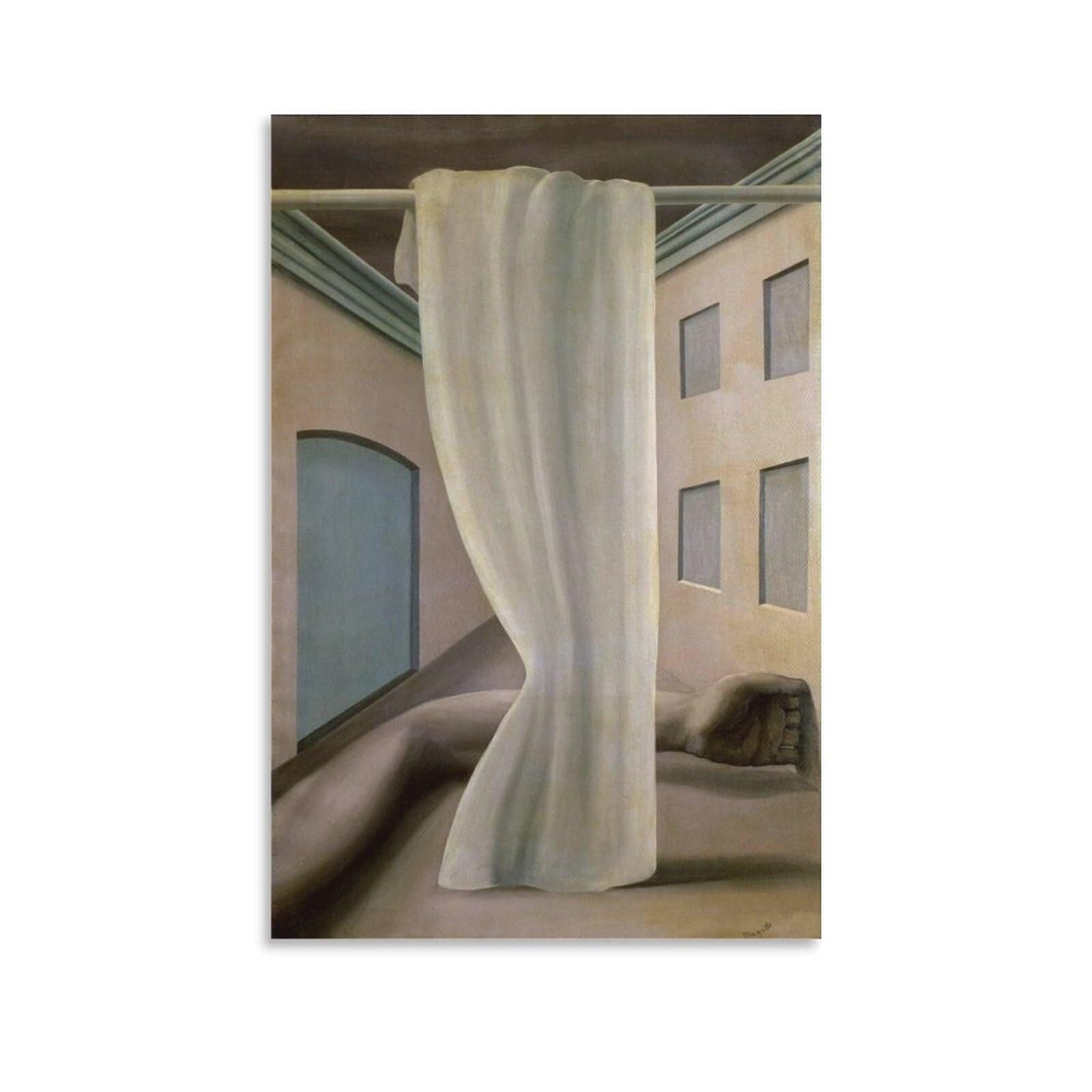 Rene.Magritte Posters Print The Village of The Mind Artworks Picture ...