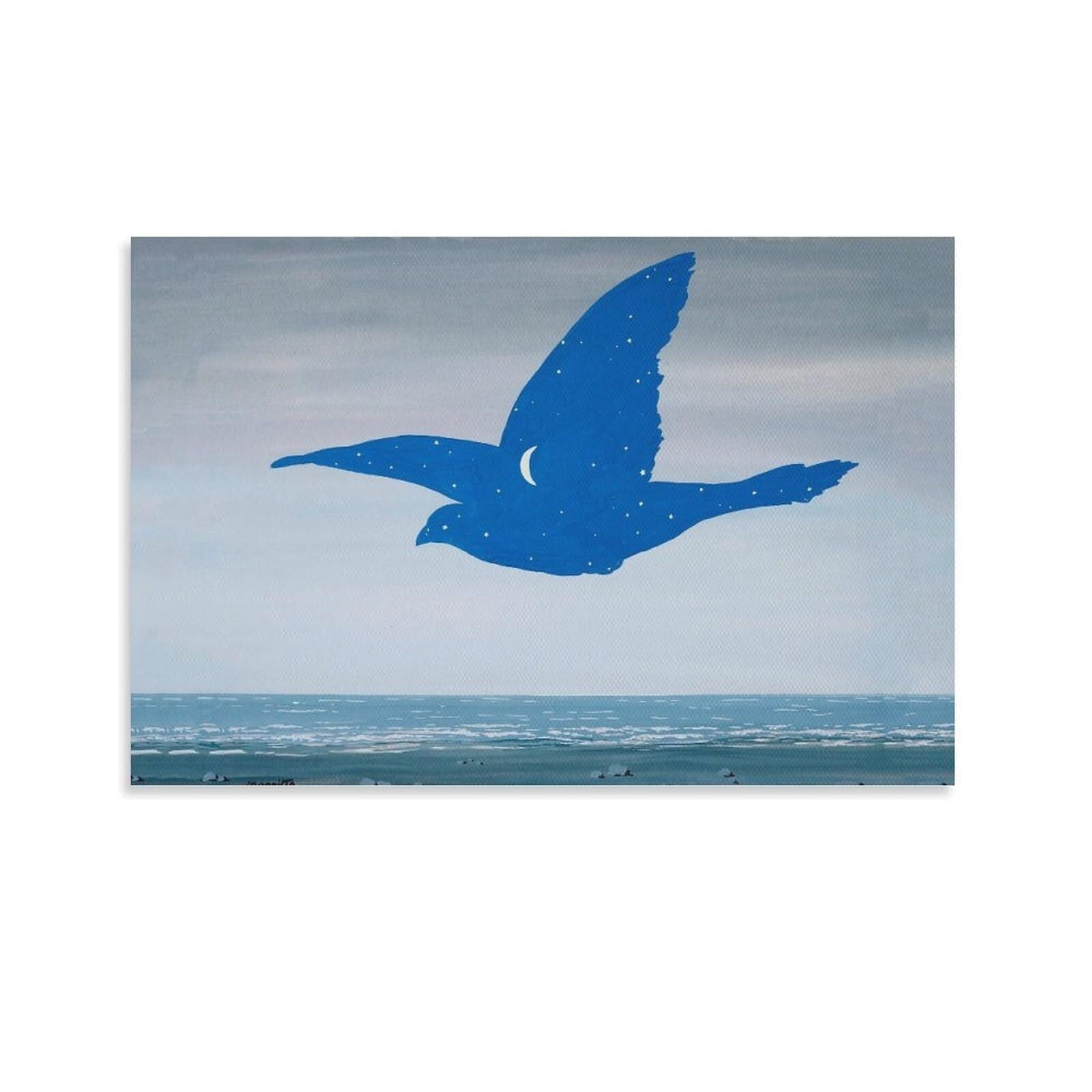 Rene.Magritte Posters Print The.kiss Posters Wall Art Painting Canvas ...