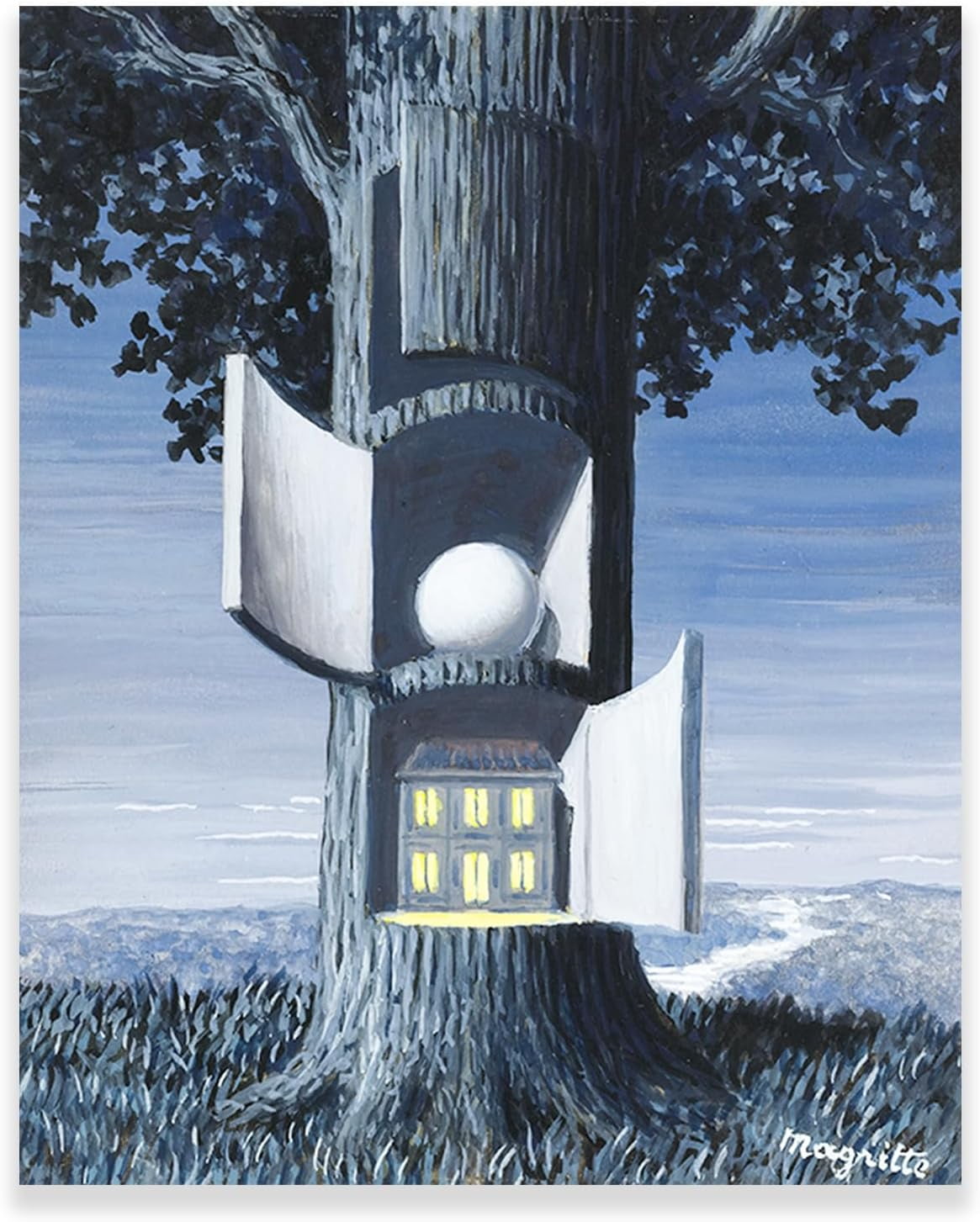 Rene Magritte Wall Art - La Voix Du Sang - Surrealism Painting Abstract ...