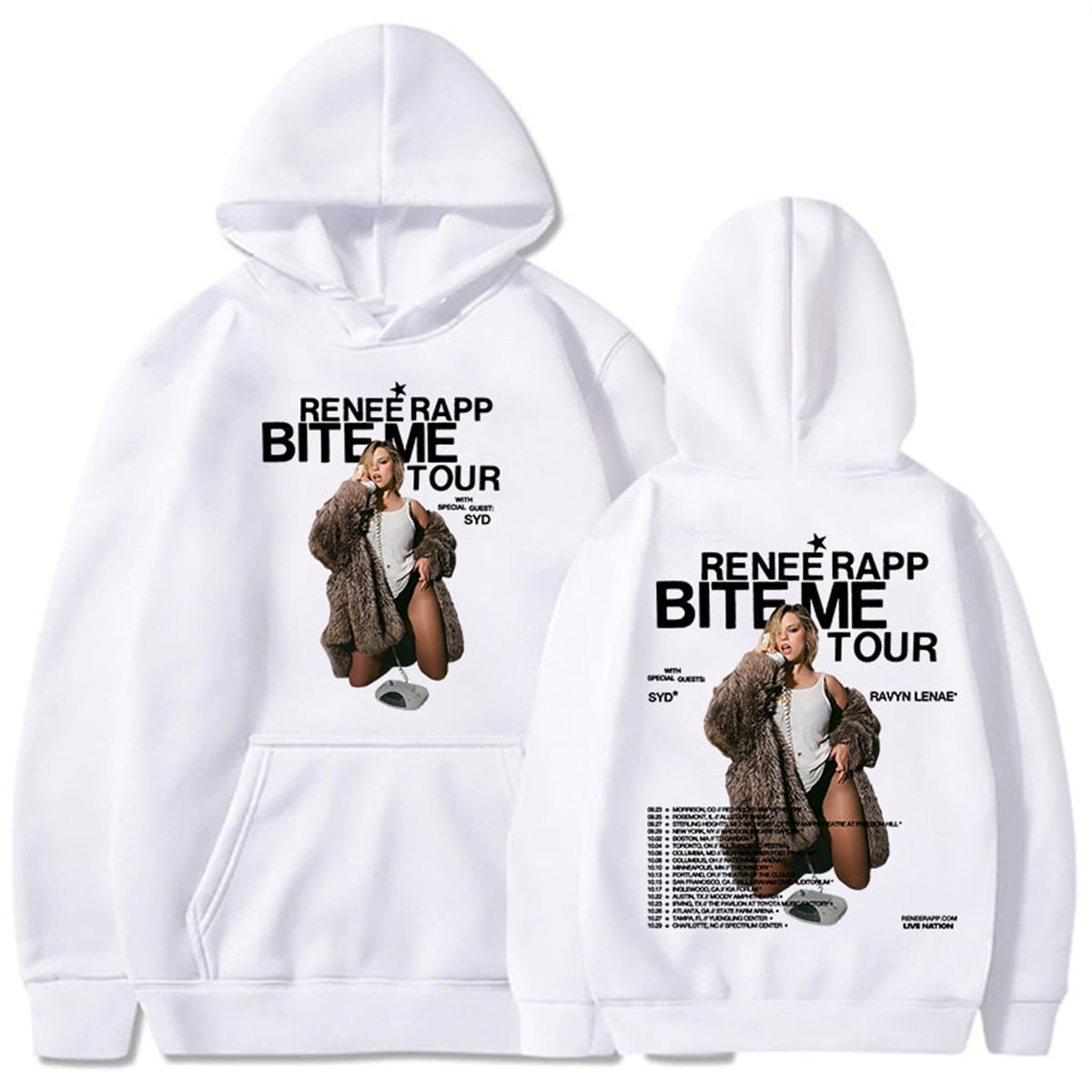 Reneé Rapp Bite Me Tour 2025 Hoodies Unisex Fashion Sweatshirt Pullover ...