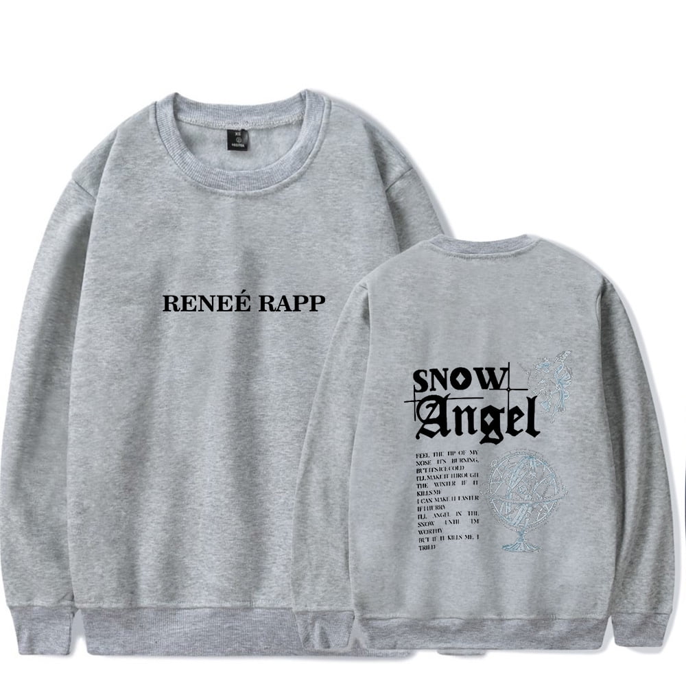 Reneé Rapp Merch Snow Angel Tour Longsleeve Crewneck Hoodie Sweatshirt ...