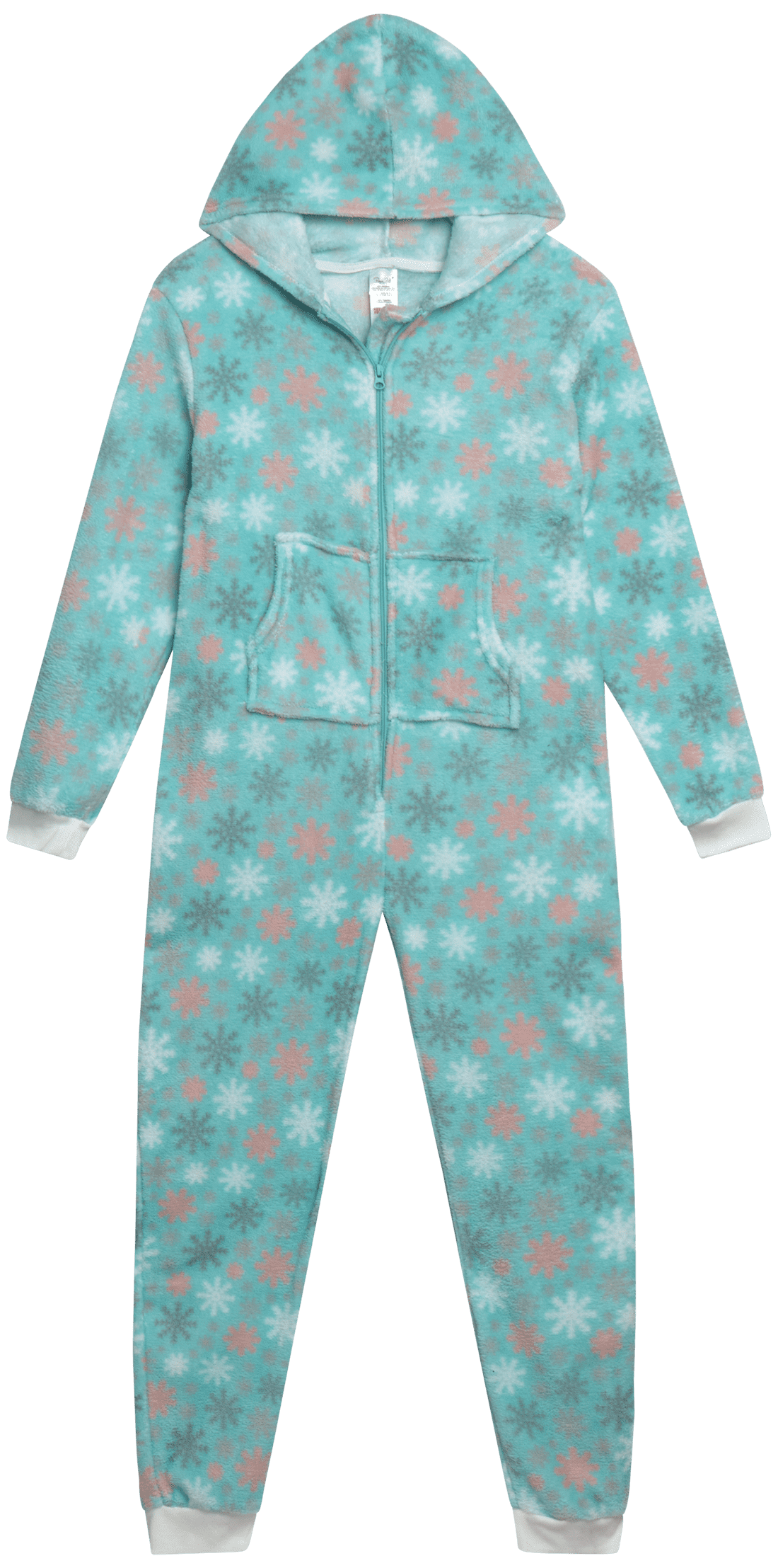 Rene Rofe Girls' Body Suit - Cozy Soft Fleece Full Zip Hooded Onesie ...