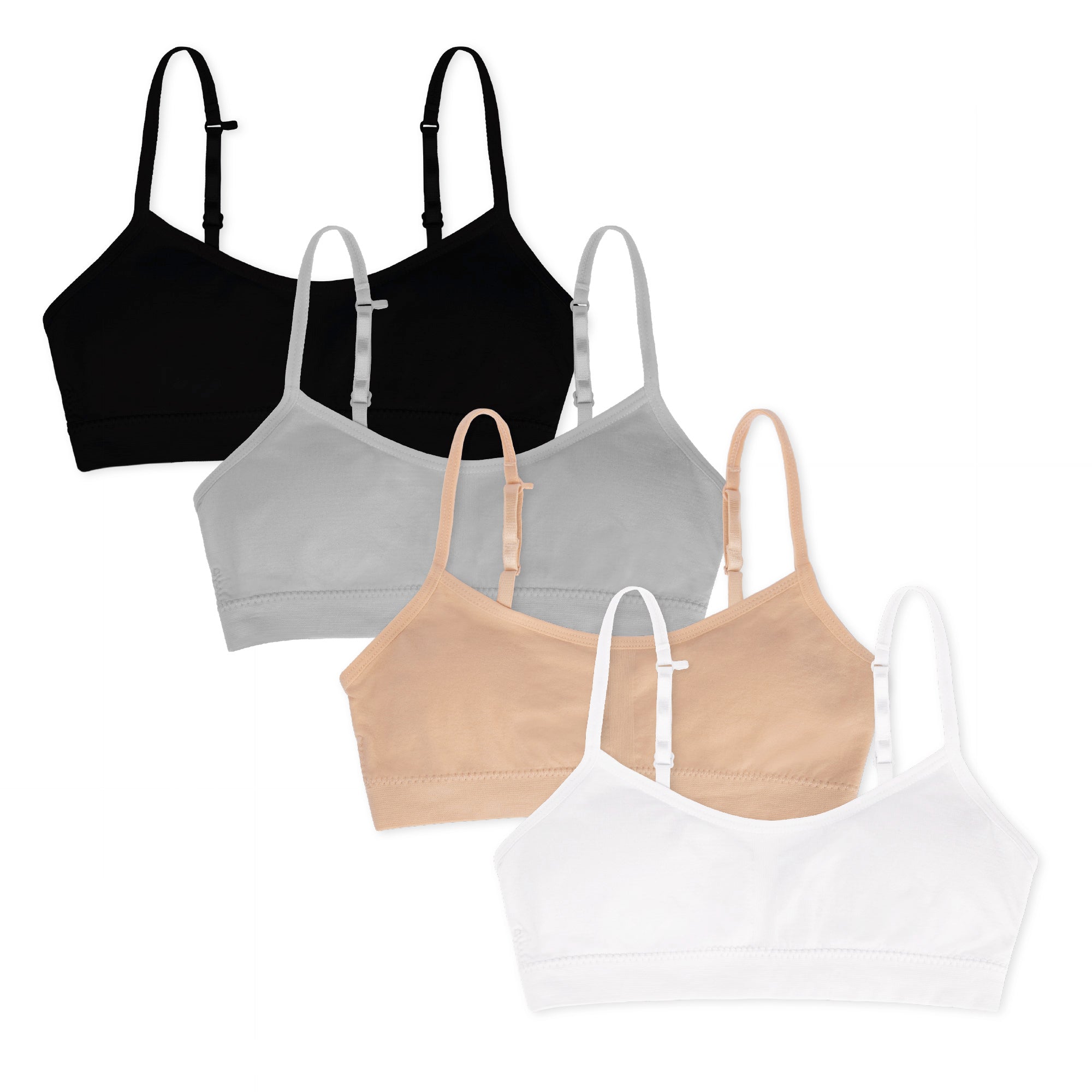 Athletic Works Girls Sports Bra, 2 Pack, Sizes XS-XXL - Walmart.com