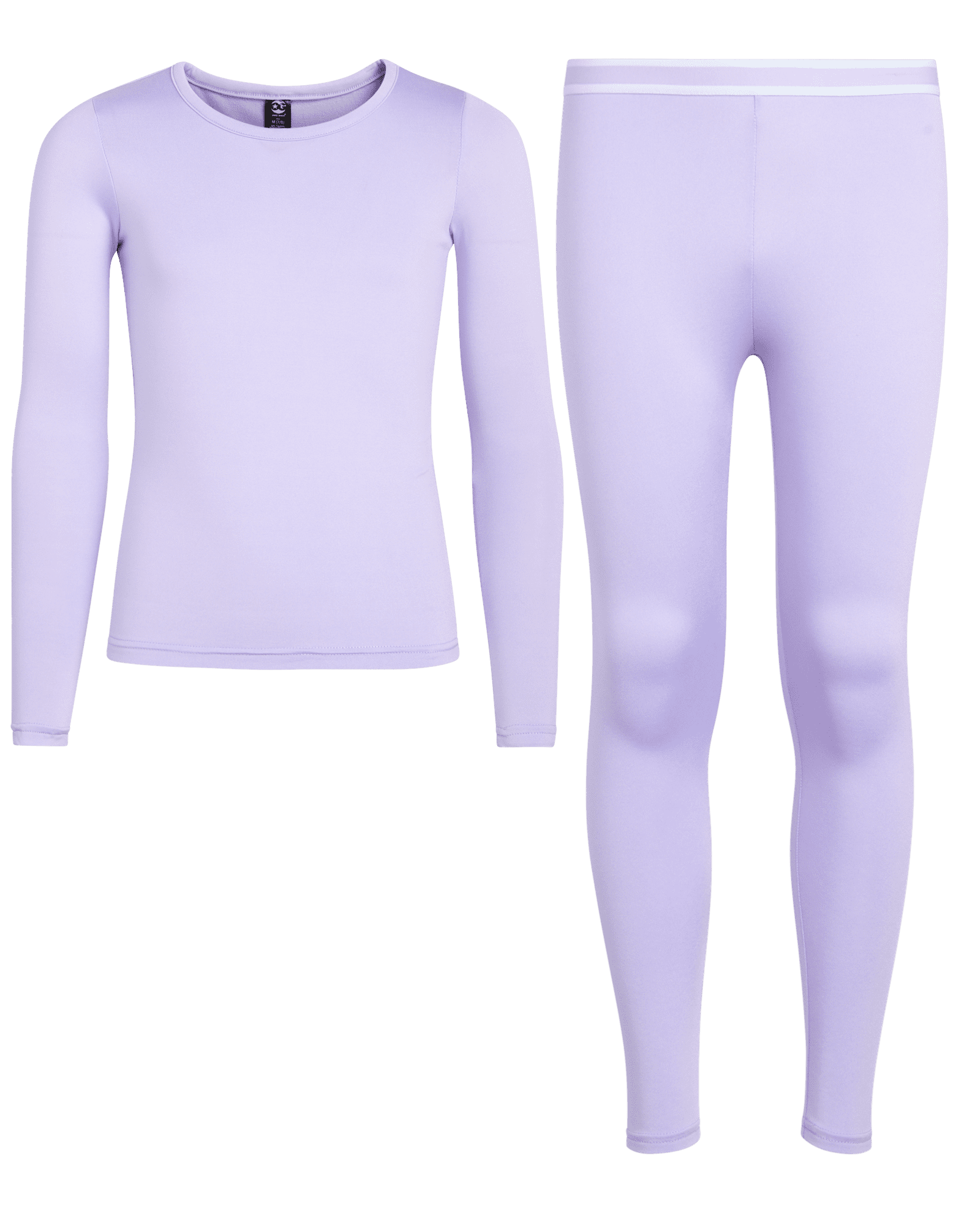 Rene Rofe Girls’ Thermal Underwear Set – 2 Piece Fleece Lined Top and ...