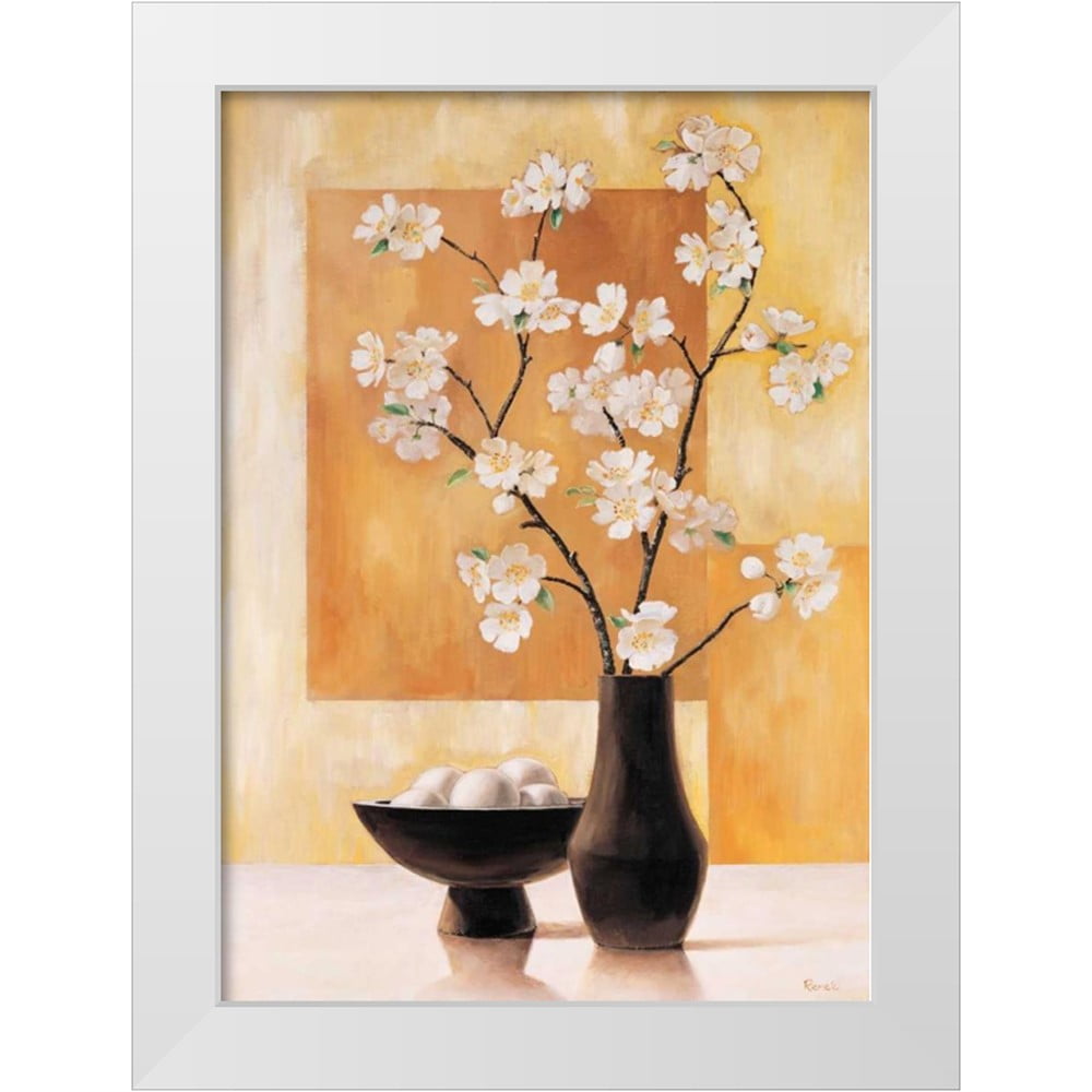 Renee 11x14 White Modern Wood Framed Museum Art Print Titled - White ...